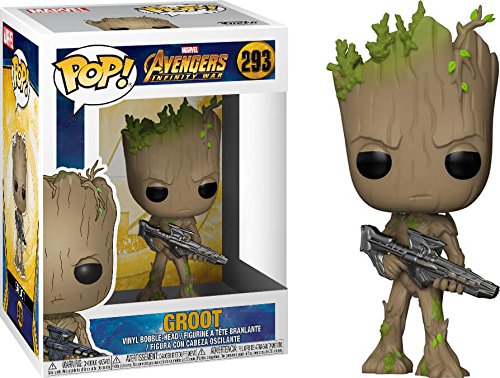 POP Marvel: Avengers Infinity War - Teen Groot with Blaster Funko Pop! Vinyl Figure (Bundled with Compatible Pop Box 3.75 inches