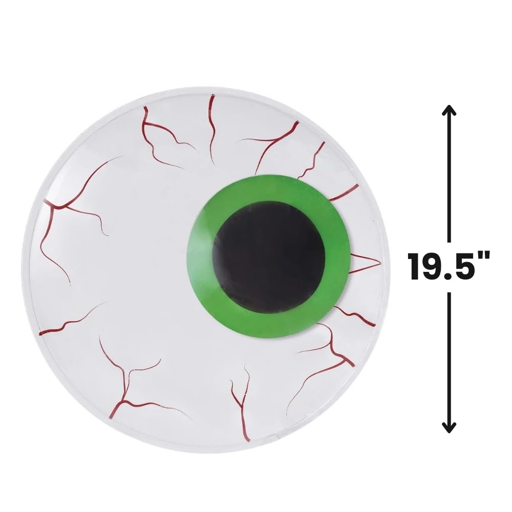 Oversized Googly Eyes - 19.5" (2 Count) - Perfect Accessory for Themed Events, and Halloween Parties