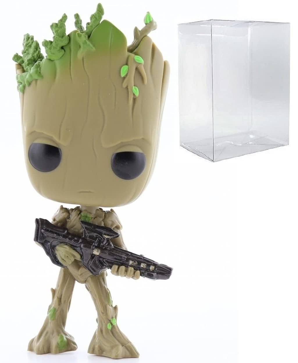 POP Marvel: Avengers Infinity War - Teen Groot with Blaster Funko Pop! Vinyl Figure (Bundled with Compatible Pop Box 3.75 inches