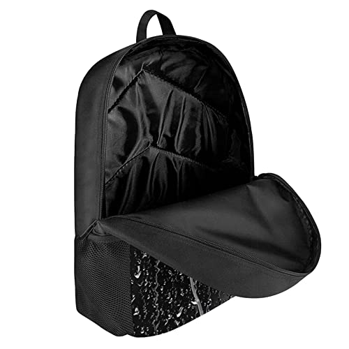Ystardream Goth Rose Backpack for Kids Women Girls kids School Personalized Laptop iPad Tablet Travel School Bag