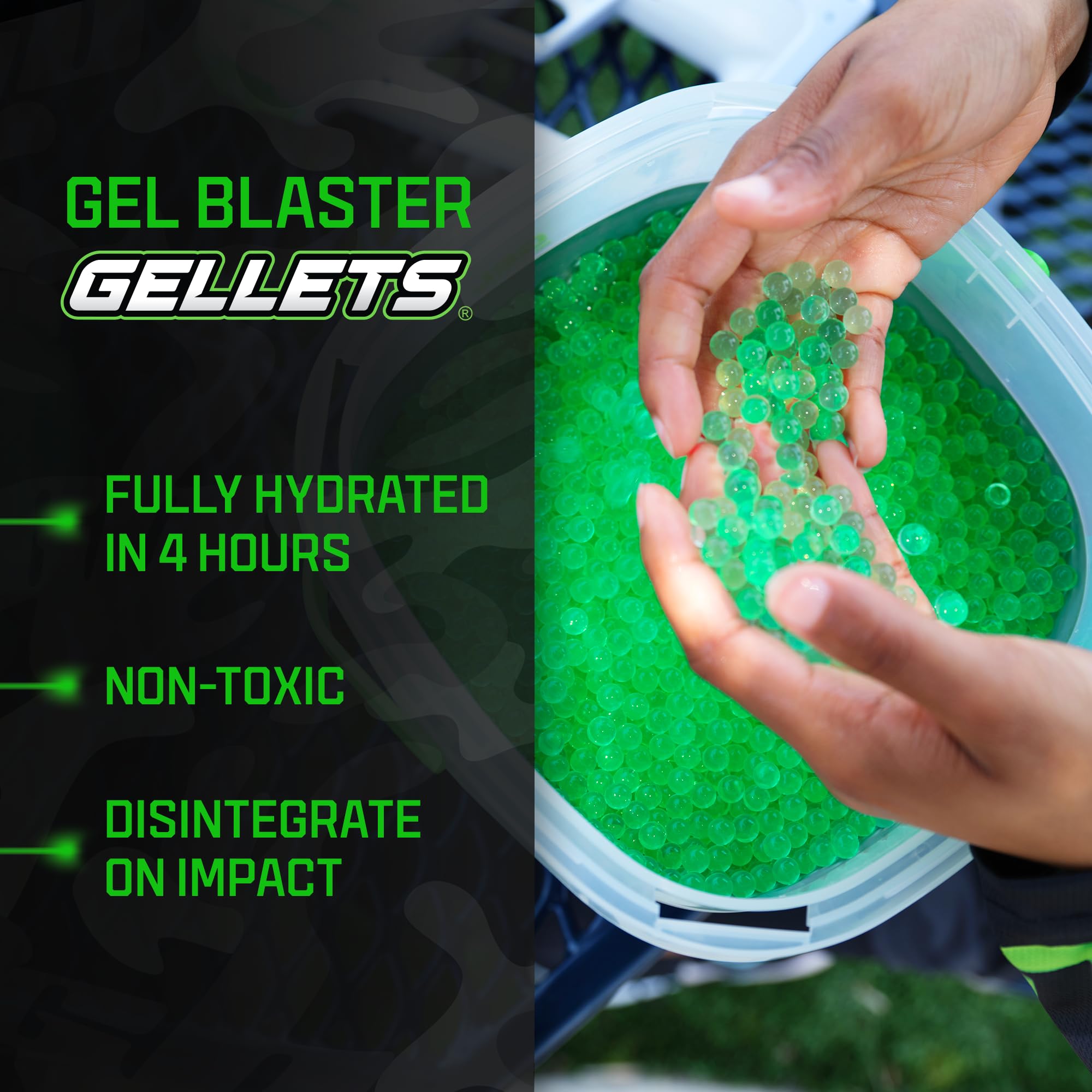 The Original Gel Blaster Surge - Extended 100+ Foot Range - Toy Gel Blasters with Water Based Beads - Semi & Automatic Modes with Powerful 170 FPS - Outdoor Games & Toys - Ages 14+