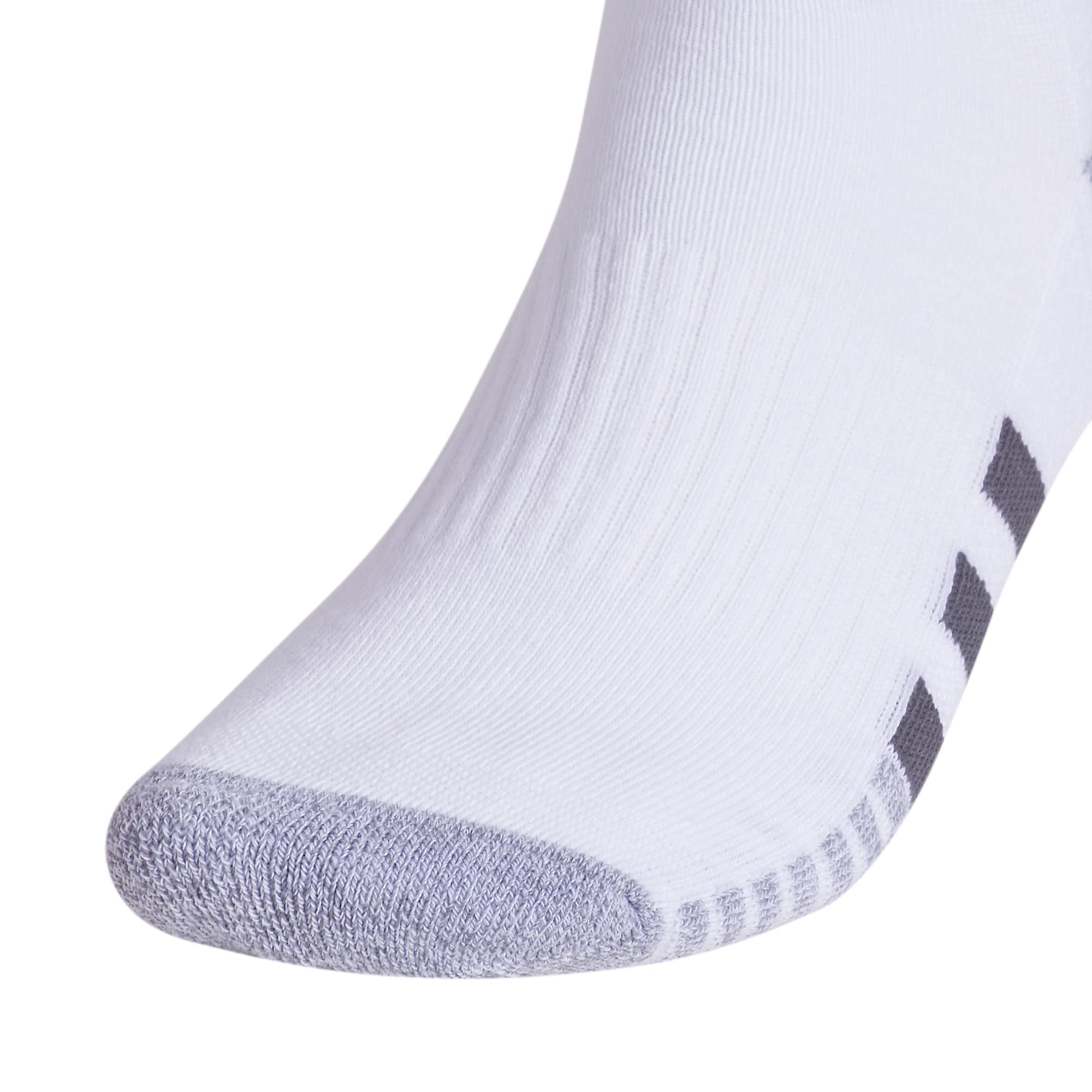 adidas Men's Cushioned Low Cut Socks (3-Pair), White/Grey/Onix Grey, X-Large