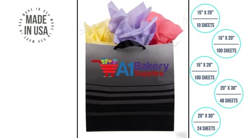 Blue Haze Tissue Paper 15x20" 100pk A1BakerySupplies® Premium High Quality Gift Wrap Tissue Paper Made in USA