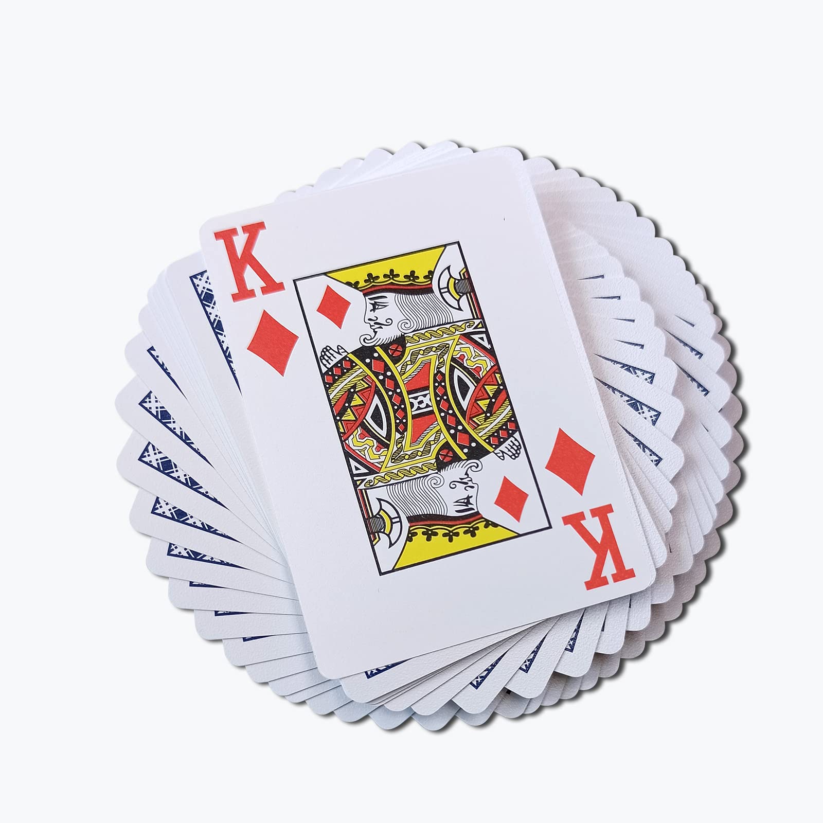 IMAGAME Plastic Playing Cards, Poker Size, Casino Quality, Jumbo Index, Waterproof & Washable, Perfect for Texas Hold’em Poker, 6 Blue Deck & 6 Red Deck