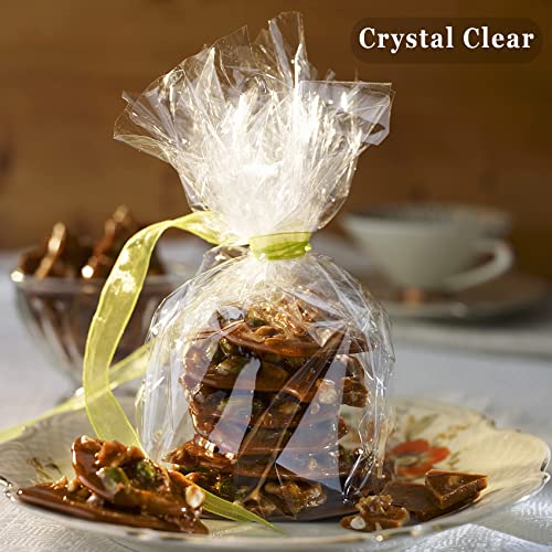 Yotelab Cellophane Wrap Roll,Cellophane Roll,31.5in x 200ft Clear Plastic Wrapping Paper To Wrap Gift Baskets