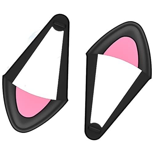 Beats Solo 3 Cat Ear Decoration for Kids, Cute Cat Ears Attachment for Bose QC35 QC25, Sony WH-1000XM4 WH-1000XM3 WH-1000XM2 Headphones, Universal Adjustable Straps for Headband Width (1.1in ~1.5in)