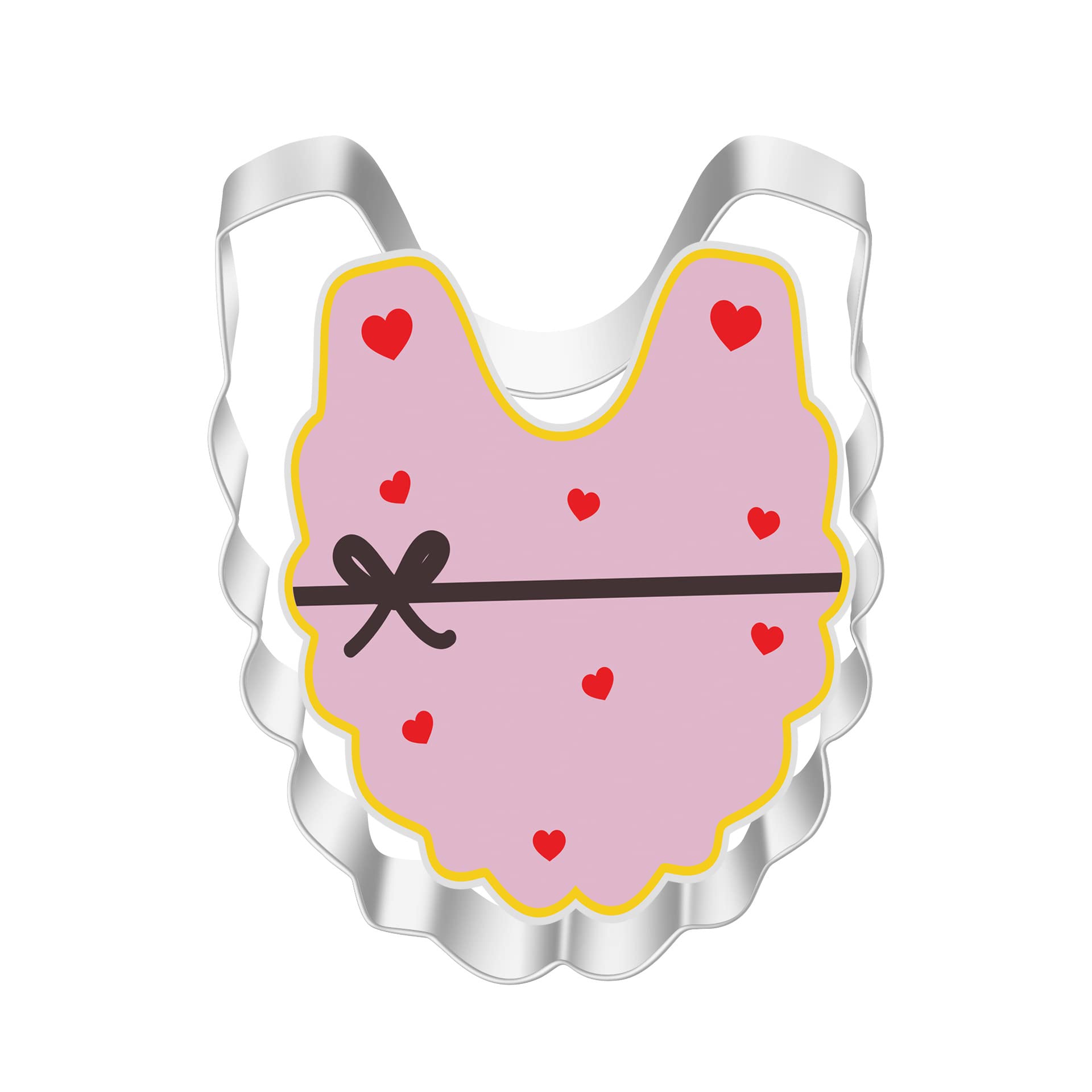 Baby Party Cookie Cutter 7-piece Set, Baby-themed Party Bibs Pacifiers Pushers Bottles Bows Clothes Pants Combination, the Preferred Gift for Babies