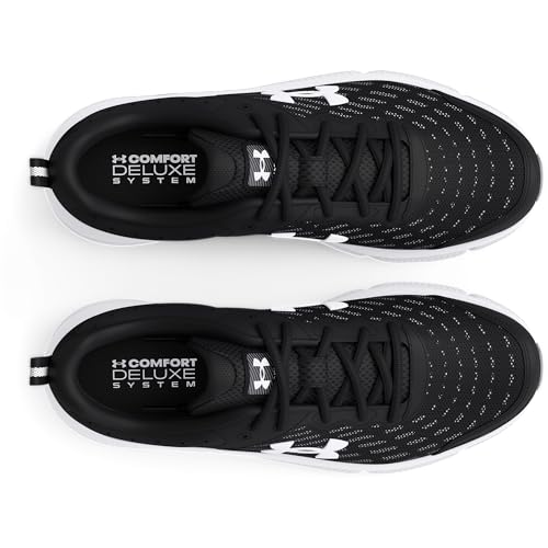 Under Armour Men's Charged Assert 10, (001) Black/Black/White, 13, US