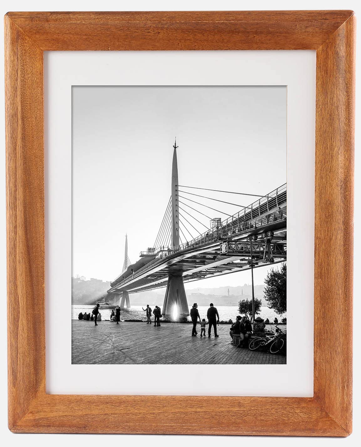 Fzyonghe 11x14 Picture Frame Display Pictures with Mat 8.5x11 or 11x14 Without Mat,Vertical or Horizontal for Wall or Tabletop Display