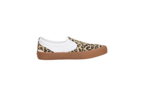 Hurley Women's Kayo Canvas Sneakers, Leopard/White, 8