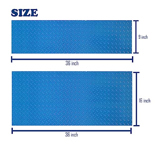 WETOZON Swimming Pool Ladder Mat for Above Ground Pools - 16" x 36" Pool Ladder Pad for Swimming Pool w/Non-Slip Texture Protective Pool Ladder Mat for Above Ground Pool Bunk Bed Ladder Pads (Willow)