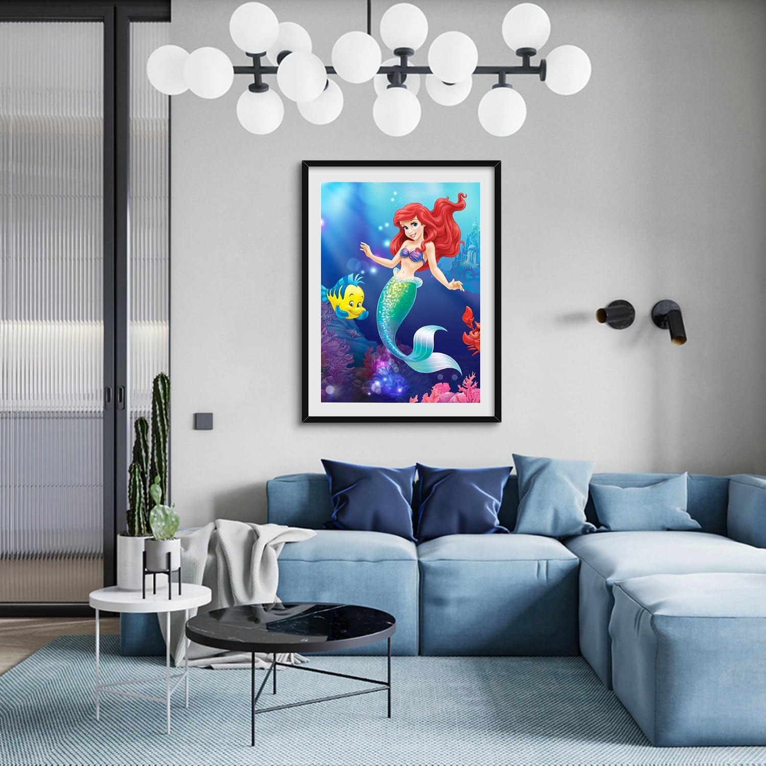 QUITEDEW Diamond Painting Kits for Adults, DIY Diamond Art Kits for Adults Full Dril,Cartoon Diamond Painting Paint with Diamonds Home Wall Decor 12x16 Inch