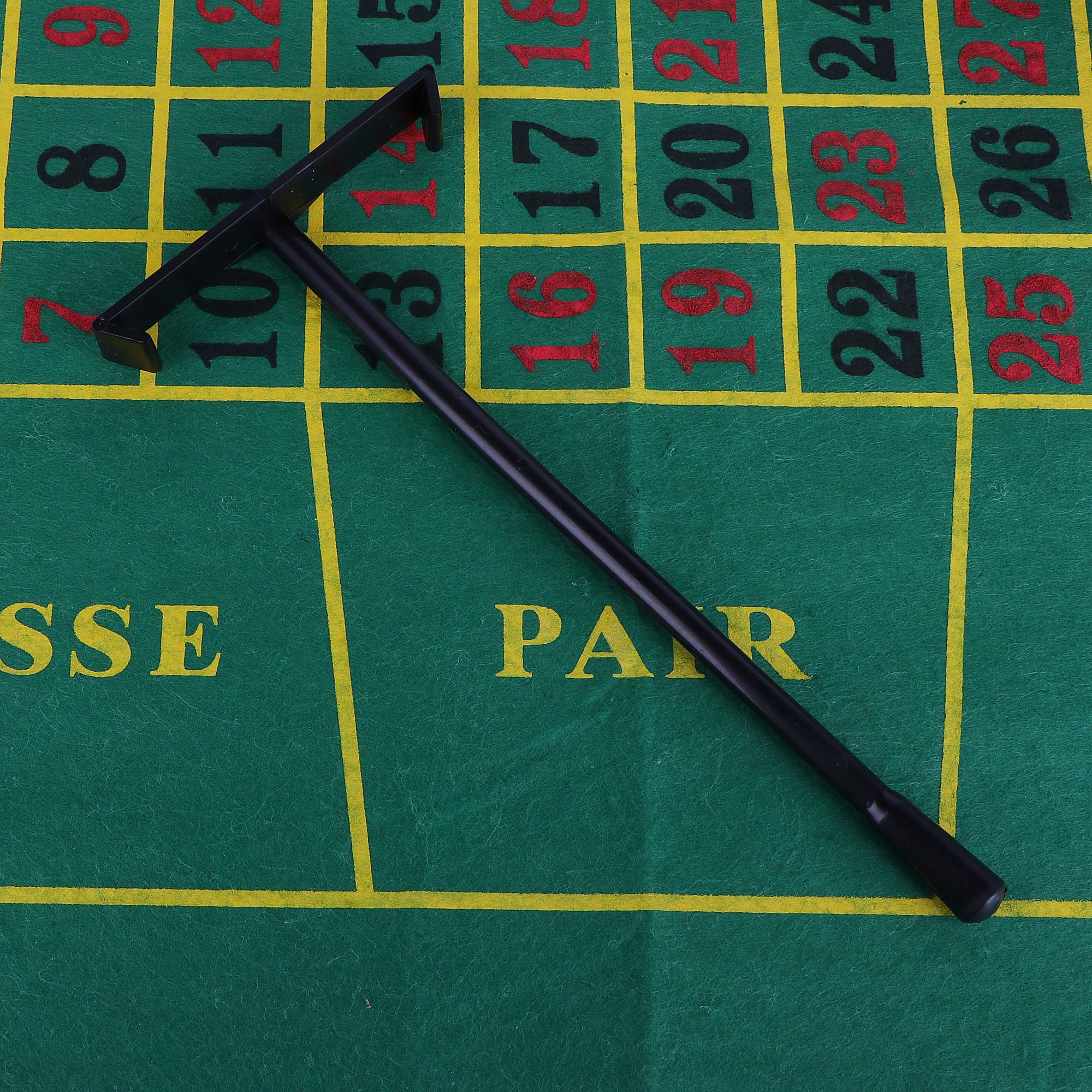 Leather&Arts 10 Inch Roulette Set Casino Game Kit Contains Plastic Roulette Wheel,Chips,Playing Cards,Felt Layout