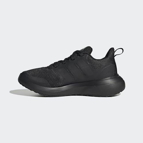 adidas Fortarun 2.0 Running Shoe, Black/Black/Carbon, 4 US Unisex Big Kid