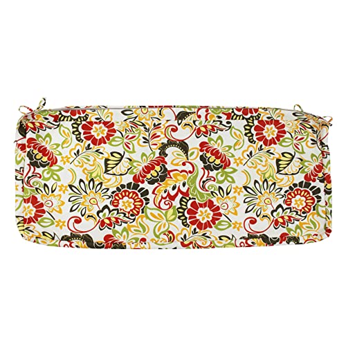 ROFIELTY Bench Cushion Covers,for Indoor/Outdoor Bench Cushion Covers,Window Cushion Covers can be Replaced (45Ă18Ă3inch,Idyllic)
