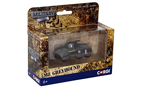Corgi Diecast M8 Greyhound Armored Truck WWII Military Legends in Miniature Fit The Box Scale CS90640