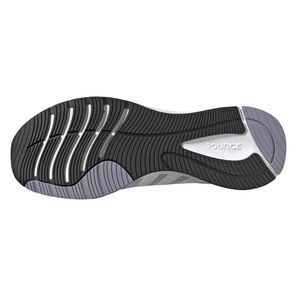 adidas Women's Edge Lux 5 Sneaker, Blue Dawn/White/Silver Violet, 9