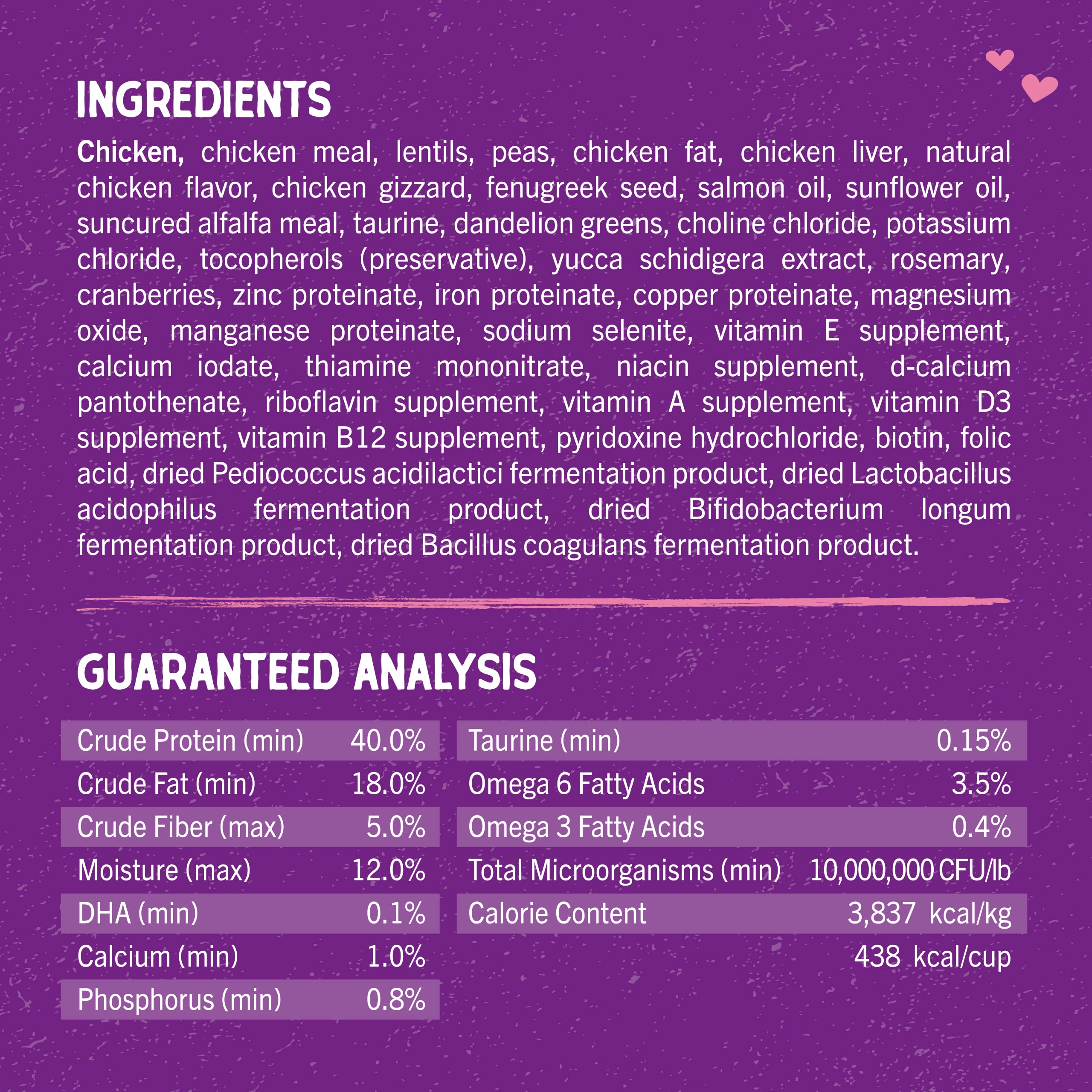 Stella & Chewy's Raw Coated Premium Kibble Cat & Kitten Food – Grain Free, Protein Rich Meals – Cage-Free Chicken for Kittens Recipe – 2.5 lb. Bag