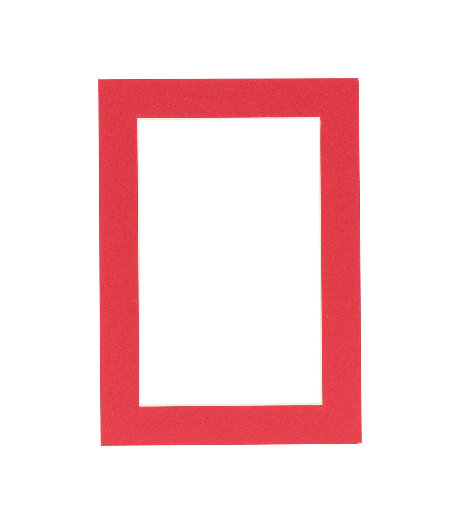 11x16 Mat Bevel Cut for 8.5x11 Photos - Acid Free Cardinal Red Precut Matboard - For Pictures, Photos, Framing - 4-ply Thickness