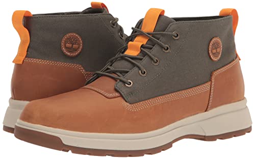 Timberland Men's Atwells Ave L/F Chukka Boot, Wheat Full-Grain, 9
