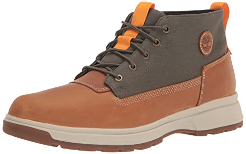 Timberland Men's Atwells Ave L/F Chukka Boot, Wheat Full-Grain, 9