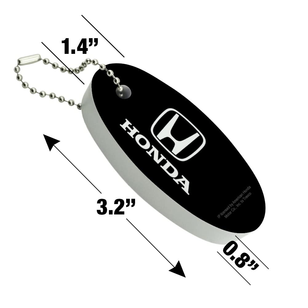 GRAPHICS & MORE Honda Logo Floating Keychain Oval Foam Fishing Boat Buoy Key Float
