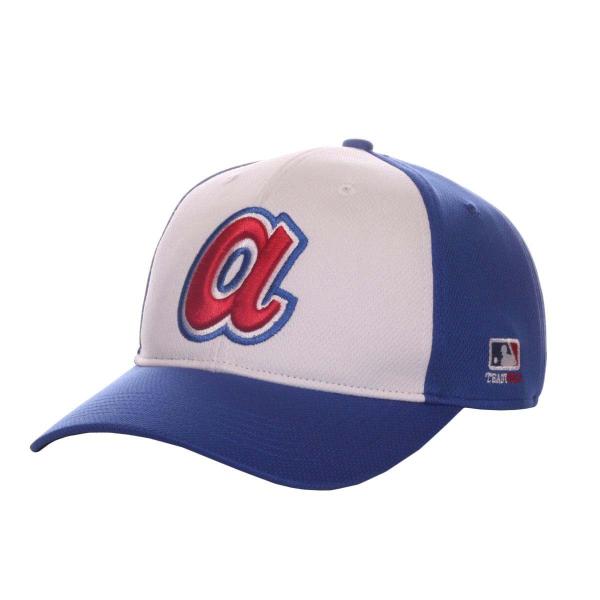 OC Sports Atlanta Braves Cooperstown White Legacy Vintage Throwback Hat Cap Adult Men's Adjustable