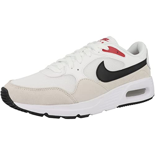 Nike Men's Low-Top Sneakers, White Black Phantom University Red, 9.5
