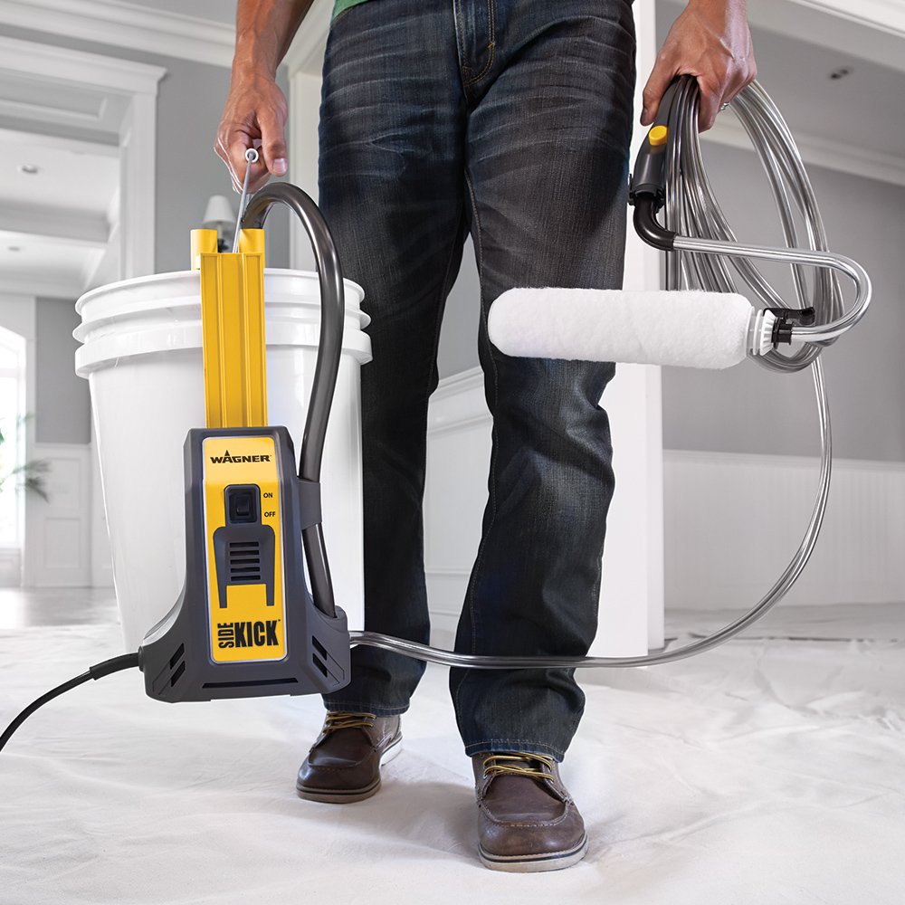 Wagner Spraytech 2439393 Smart Sidekick Power Paint Roller, Yellow