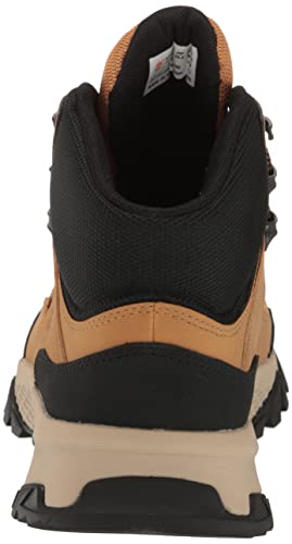 Timberland Men's Lincoln Peak Lite Mid F/L Waterproof Hiking Boot, Wheat Leather, 8.5