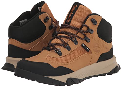 Timberland Men's Lincoln Peak Lite Mid F/L Waterproof Hiking Boot, Wheat Leather, 8.5