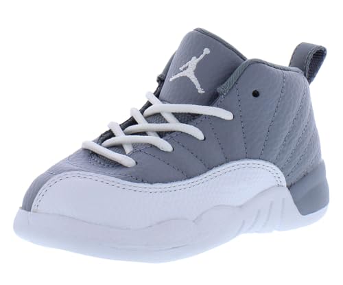 Jordan Baby Boy's 12 Retro (Infant/Toddler) Stealth/White/Cool Grey 10 Toddler M