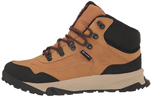 Timberland Men's Lincoln Peak Lite Mid F/L Waterproof Hiking Boot, Wheat Leather, 8.5