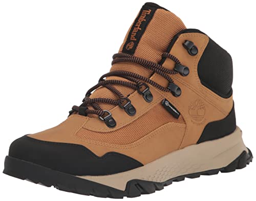 Timberland Men's Lincoln Peak Lite Mid F/L Waterproof Hiking Boot, Wheat Leather, 8.5