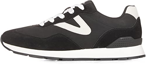 TRETORN Men's Jeremy Fashion Sneakers, Black/White, 9