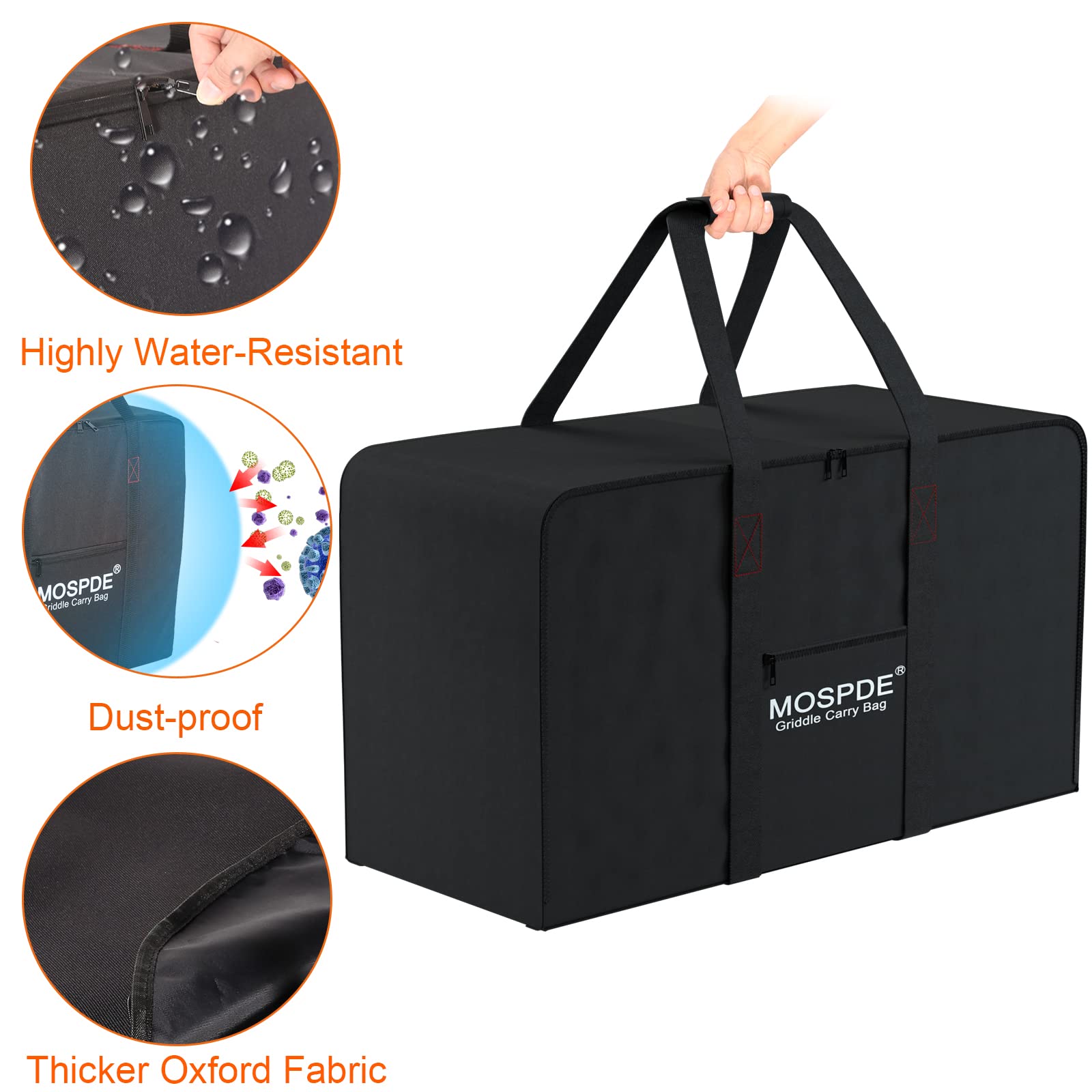 Griddle Carry Bag and Cover Fits for Blackstone 22 Inch 17 Inch Table Top Griddle with Grill Cover and Stand, Fits Blackstone 22" 17" Grill Griddle with The Lid and Stand