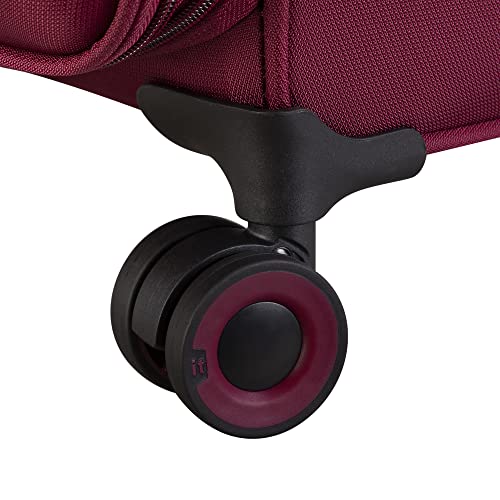 it luggage Precursor 28" Softside Checked 8 Wheel Expandable Spinner, Dark Red