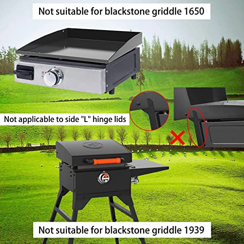 ClimbFun Wind Guard for Blackstone Griddle 17 Inch, Wind Screen, Flat Top Grill Accessories, Compatible with Rear Grease Cup, Hood and Side Shelf, Blackstone Griddle Accessories