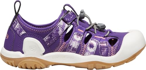 KEEN Knotch Creek Casual Comfortable Sandals, Tillandsia Purple/English Lavender, 8 US Unisex Little Kid