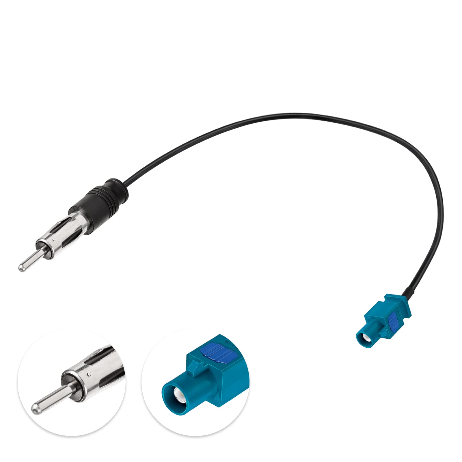 Bingfu Radio Wire Harness for Select Vehicle DB11 Radio Wiring Harness with Antenna Adapter for Car Stereo