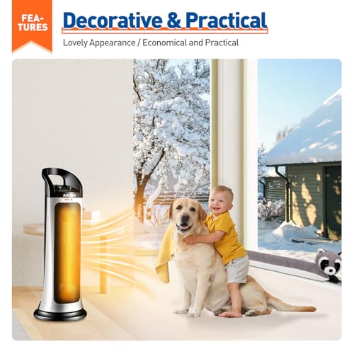 MAGZO Under Door Draft Stopper 36 Inch, Weighted Animal Noise Blocker for Door, Raccoon Draft Guard with Hook Loops