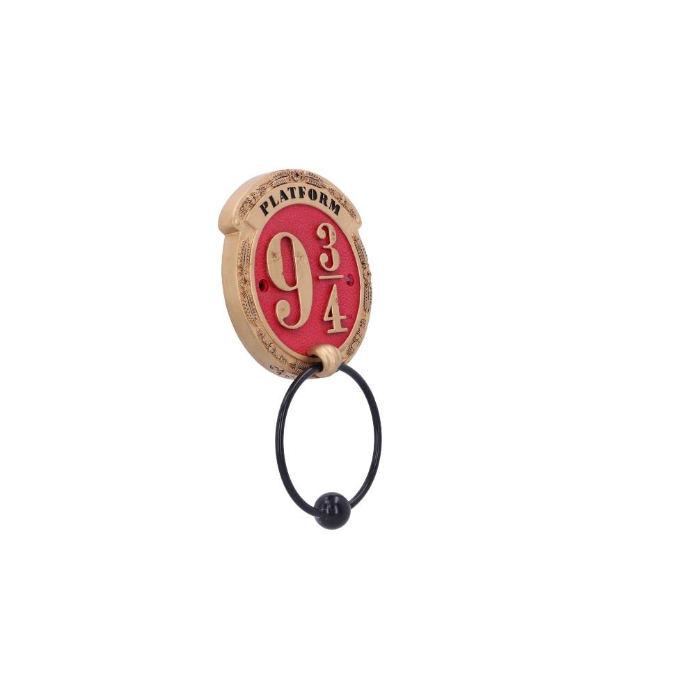 Nemesis Now Officially Licensed Harry Potter Platform 9 3/4 Door Knocker 21.5cm, Red