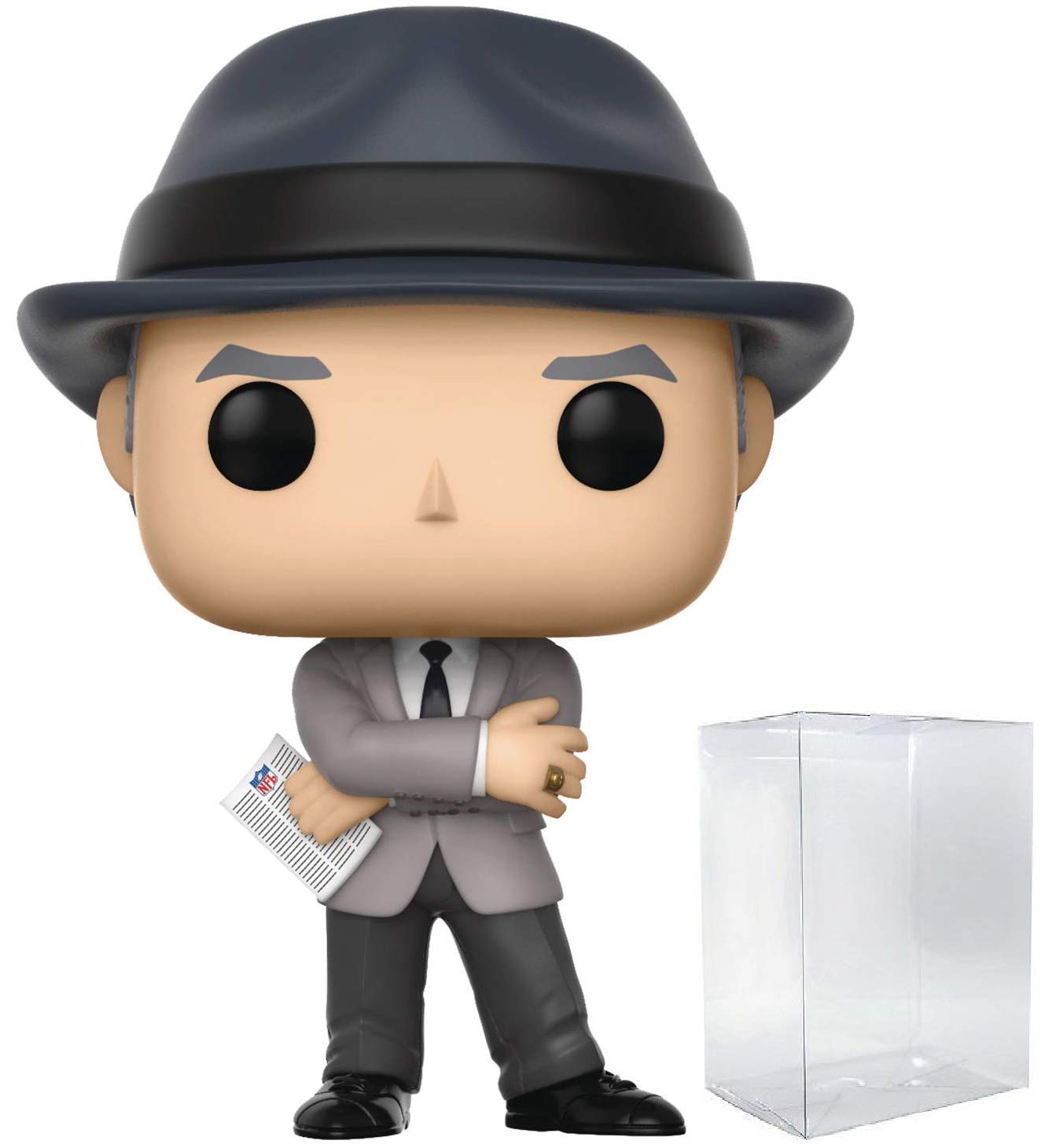POP Football: Sports Legends - Tom Landry (Cowboys Coach) Funko Vinyl Figure (Bundled with Compatible Box Protector Case)