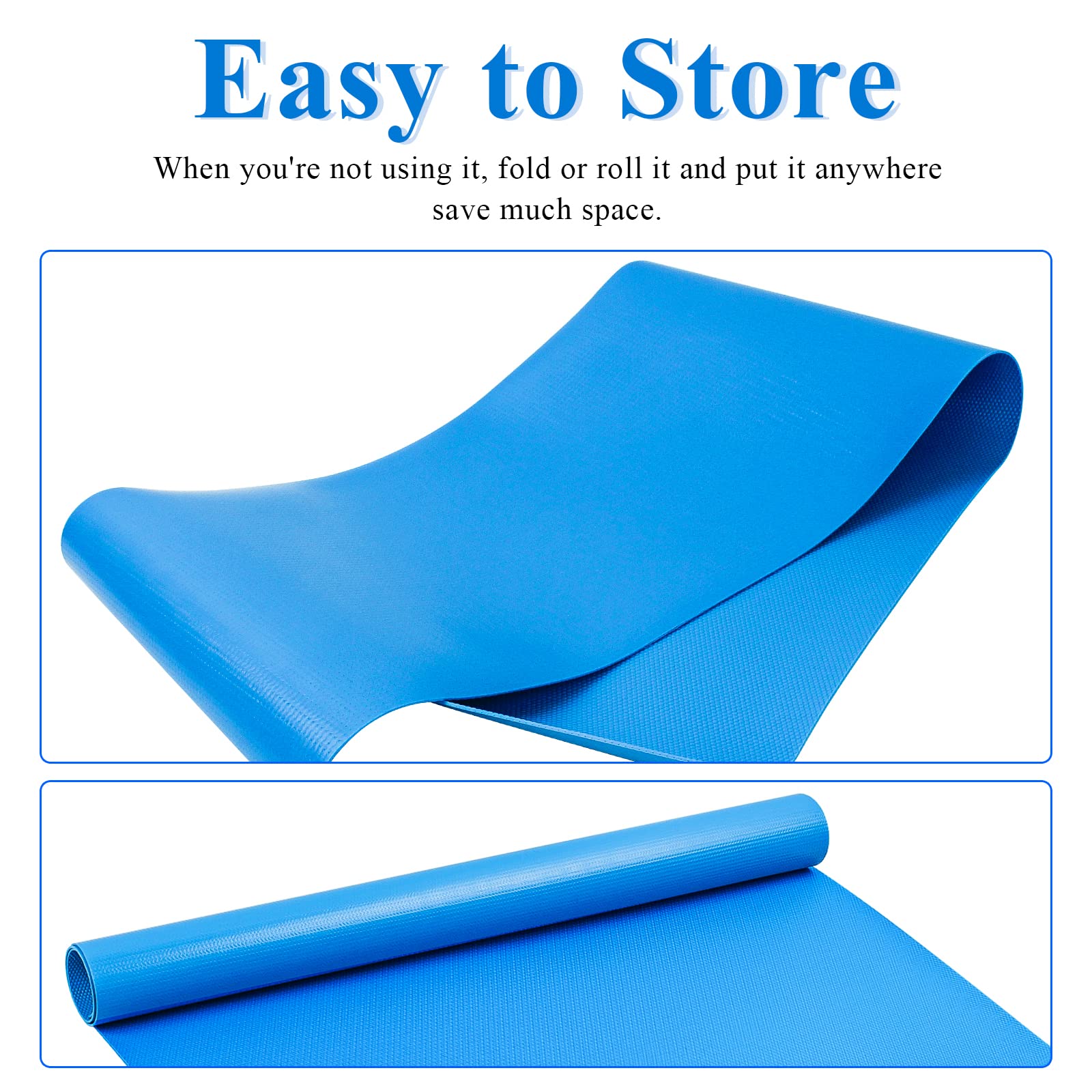 POOLOOP Swimming Pool Ladder Mat Protective Step Mat with Non-Slip Design for Protecting Vinyl Liner Pools from Wear Caused by