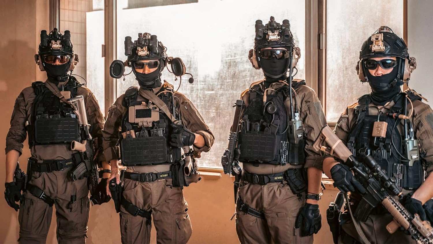 BOMTURN Battle Belt Tactical Belt with Accessories: Duty Belts Law Enforcement Combat Airsoft Police Belts with Pouches 7pcs