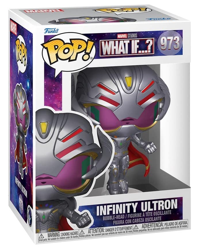 POP Marvel: What If? - Inifinity Ultron Funko Vinyl Figure (Bundled with Compatible Box Protector Case)