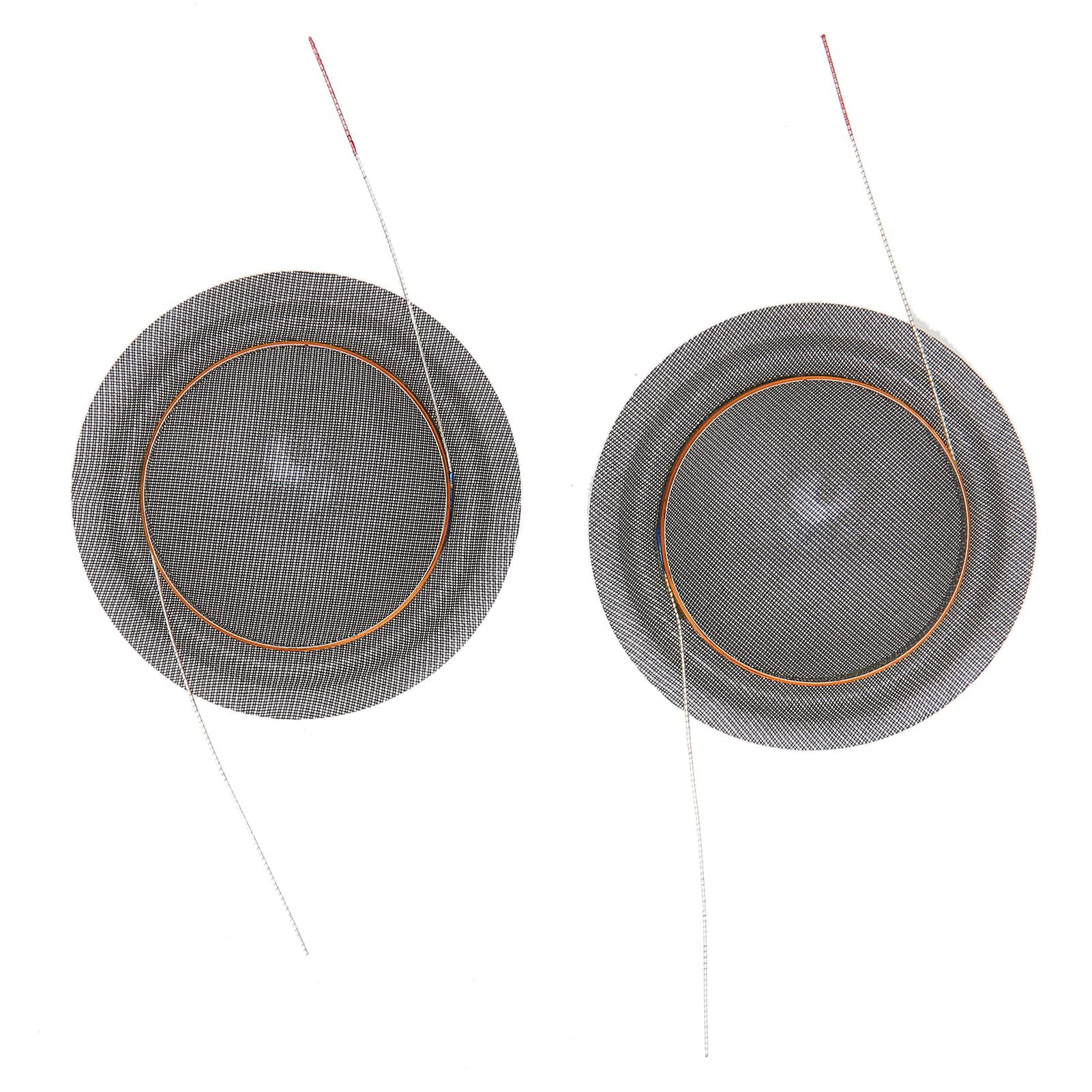 25mm Tweeter Voice Coil Replacement Parts, 2Pcs 1" Tweeter Diaphragm, 25-core Tweeter Coil and 5.4 Ohm Resistor for Speaker DIY