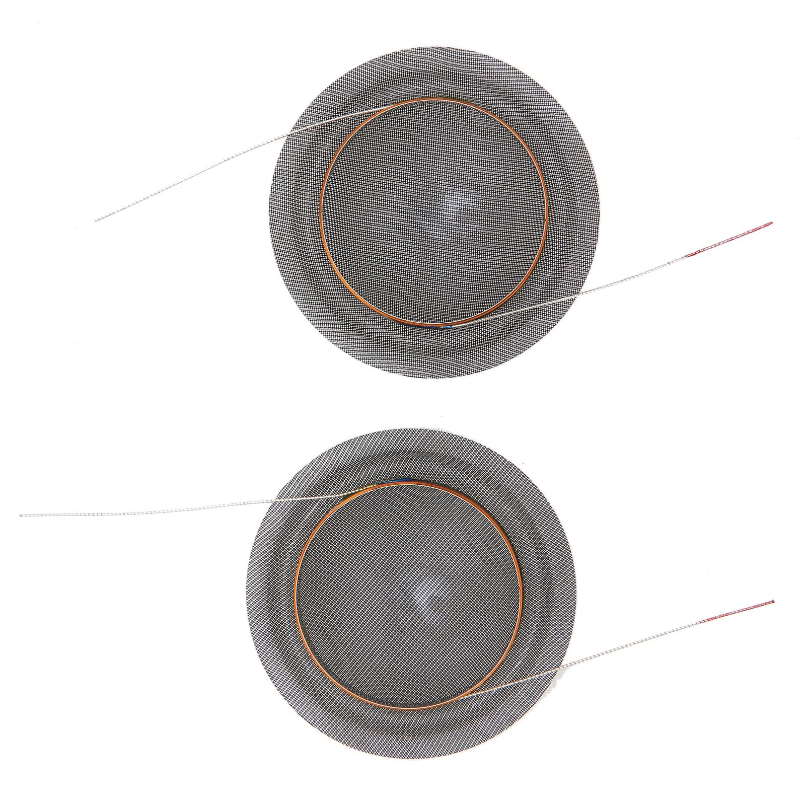 25mm Tweeter Voice Coil Replacement Parts, 2Pcs 1" Tweeter Diaphragm, 25-core Tweeter Coil and 5.4 Ohm Resistor for Speaker DIY