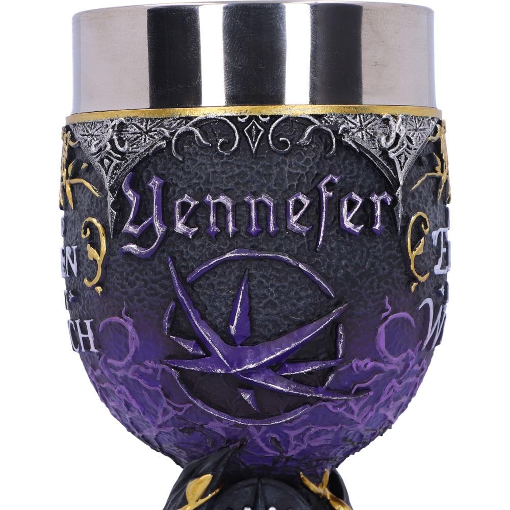 Nemesis Now Officially Licensed The Witcher Yennefer Goblet 19.5cm, Black
