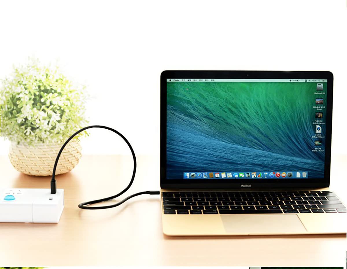 Quick Power Flat USB-C Cable Compatible with Oppo Reno2 with USB 3.0 Gigabyte Speeds and Quick Charge Compatible! (White 3.3ft1M)